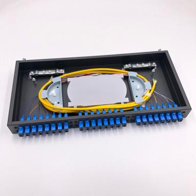 China 1U Rack Mount Patch Panel Fiber Optic 19