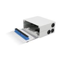 China Fiber Optic Splicing Metal Box Din-Rail And Wall Mounting Enabled 12 Sc Upc Adapter for sale