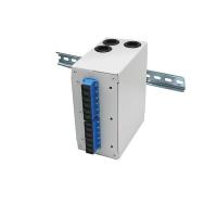 China Fiber Optic Splicing Metal Box Din-Rail And Wall Mounting Enabled 12 Sc Upc Adapter for sale