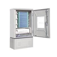 China FTTH Floor Standing Cabinet SM / MM Fiber Optic Wall Box External for sale