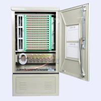 China UPC APC Fiber Optic Cabinet SMC Outdoor Fiber Box 144 Port 144 Core for sale