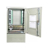 China UPC APC Fiber Optic Cabinet SMC Outdoor Fiber Box 144 Port 144 Core for sale