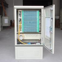 China UPC APC Fiber Optic Cabinet SMC Outdoor Fiber Box 144 Port 144 Core for sale