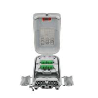 China FTTx 1x8 PLC Fiber Optic Splitter Box Distribution IP68 16Cores for sale