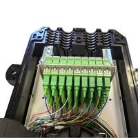 China FOSC Fiber Optic Closure 4in 4out Optical Fiber Splice Enclosure for sale