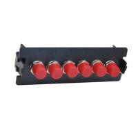 China MPO FC Fiber Patch Panel 19 24 Port Patch Panel Rack Mount OEM for sale