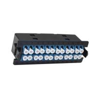 China 96FO MPO MTP Patch Panels LC Duplex 1U Fiber Patch Panel 12 Slot for sale