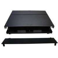 China LGX 2U Rack Mount Fiber Enclosure 6 Adapter Panel LC UPC Duplex 6 Slots 72F for sale