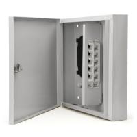 China 12F Wall Mount Fiber Enclosure Metallic ODF Fiber Optic Patch Box 12 Core for sale
