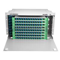 China Gray ODF Patch Panel Rack 19 72 Core FC / SC Optic Distribution Frames for sale