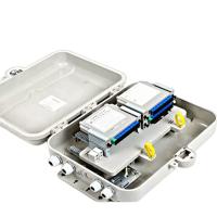 China FTTH LGX 1x32 PLC Optic Splitter Box Indoor / Outdoor APC / UPC for sale