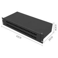 China Fixed ODF Fiber Optic Distribution Panel 2U Rack Mounted Patch Panel for sale