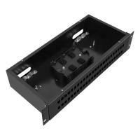 China Fixed ODF Fiber Optic Distribution Panel 2U Rack Mounted Patch Panel for sale