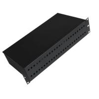 China Fixed ODF Fiber Optic Distribution Panel 2U Rack Mounted Patch Panel for sale