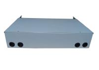 China Rack Mounted ODF Fiber Termination Fixed 2U 48 Core Fiber Optic Termination Box for sale