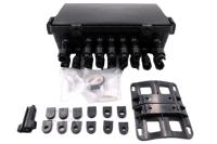 China FTTB Waterproof Fiber Optic Terminal Box SC IP68 2 IN 2OUT 48Core 16Port for sale