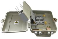 China LGX Fiber Optic Splitter Box SMC+ABS Simplex / Duplex PLC Splitter 1x16 for sale