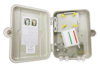 China LGX Fiber Optic Splitter Box SMC+ABS Simplex / Duplex PLC Splitter 1x16 for sale