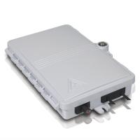 China 2Port Fiber Optic Terminal Box FTTH Outdoor/Indoor PC ABS Material Light Gray for sale
