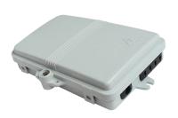 China 4Port Fiber Optic Terminal Box SC Simplex SM Cables White Waterproof IP-66 for sale