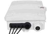 China 4Port Fiber Optic Terminal Box SC UPC SX SM White IP66 For Telecommunication for sale