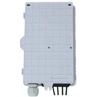 China 4Port Fiber Optic Terminal Box SC UPC SX SM White IP66 For Telecommunication for sale