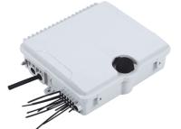 China Fiber Optic Terminal Box 12Port SC/LC/ST/FC IP-66 UPC/APC Light Gray FTTH for sale