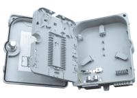 China Fiber Optic Terminal Box 12Port SC/LC/ST/FC IP-66 UPC/APC Light Gray FTTH for sale