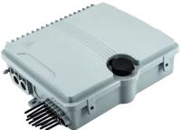 China Fiber Optic Terminal Box 12Port SC/LC/ST/FC IP-66 UPC/APC Light Gray FTTH for sale