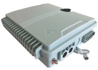 China Fiber Optic Terminal Box 12Port SC/LC/ST/FC IP-66 UPC/APC Light Gray FTTH for sale