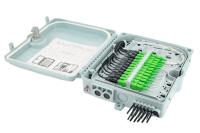 China Fiber Optic Terminal Box 12Port SC/LC/ST/FC IP-66 UPC/APC Light Gray FTTH for sale
