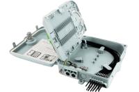 China Fiber Optic Terminal Box 12Port SC/LC/ST/FC IP-66 UPC/APC Light Gray FTTH for sale