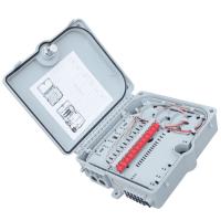 China Fiber Optic Terminal Box 12Port SC/LC/ST/FC IP-66 UPC/APC Light Gray FTTH for sale