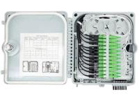 China Fiber Optic Terminal Box 12Port SC/LC/ST/FC IP-66 UPC/APC Light Gray FTTH for sale