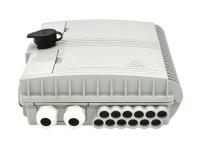 China 12Cores Fiber Optic Terminal Box SC/LC/FC/ST Simplex/Duplex Indoor/Outdoor for sale