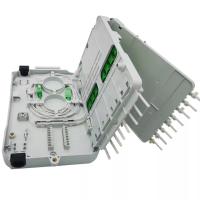 China 16Core Splitter FTTH Distribution Box UPC / APC Wall Mount Light Grey for sale