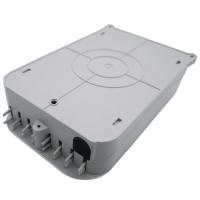 China 16Core Splitter FTTH Distribution Box UPC / APC Wall Mount Light Grey for sale