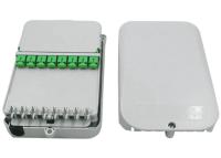 China 16Core Splitter FTTH Distribution Box UPC / APC Wall Mount Light Grey for sale