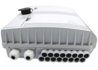 China Indoor / Outdoor 16 Port Splitter Fiber Optic FTTH Splitter Box for sale