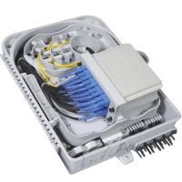 China 16F 1x16 Fiber Optic Splitter Box Waterproof Wall Mount Splitter IP66 for sale