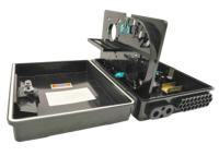 China 24Port Fiber Optic Enclosure Wall Mount / Pole Mount APC / UPC FTTB for sale