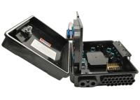 China 24Port Fiber Optic Enclosure Wall Mount / Pole Mount APC / UPC FTTB for sale