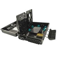 China 24Port Fiber Optic Enclosure Wall Mount / Pole Mount APC / UPC FTTB for sale