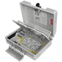 China FTTB Fiber Optic Splitter Box OM1 LGX PLC 1x16 Splitter 24Core for sale
