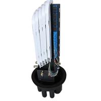 China Waterproof Fiber Optic Splice Closure PC Joint Closure Optic Vertical Type for sale