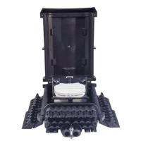China FTTB 24 Port Fiber Termination Box Wall Mount Black IP68 OM1 96Core for sale