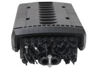China FTTB 24 Port Fiber Termination Box Wall Mount Black IP68 OM1 96Core for sale