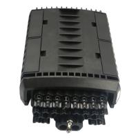 China FTTB 24 Port Fiber Termination Box Wall Mount Black IP68 OM1 96Core for sale