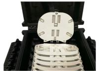 China FTTH Wall Mounted Fiber Termination Box 288Cores Pole Mounted Box IP68 for sale