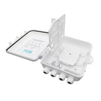 China SC 1x8 PLC Fiber Optic Splitter Box IP65 12Cores Wall Mounted for sale